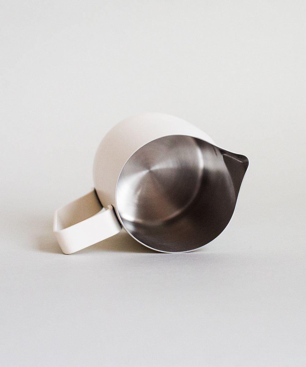 15oz Latte Art Pitcher with Narrow Spout in Matte White – Parallax ...